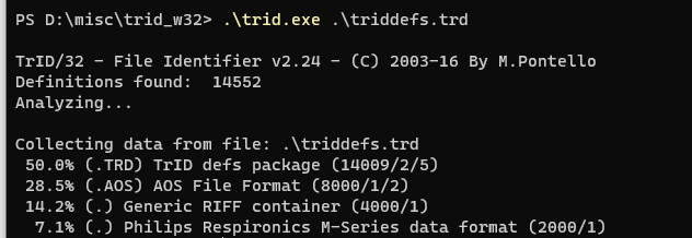文件类型识别工具：TrID(trid)下载安装及使用-CSDN博客