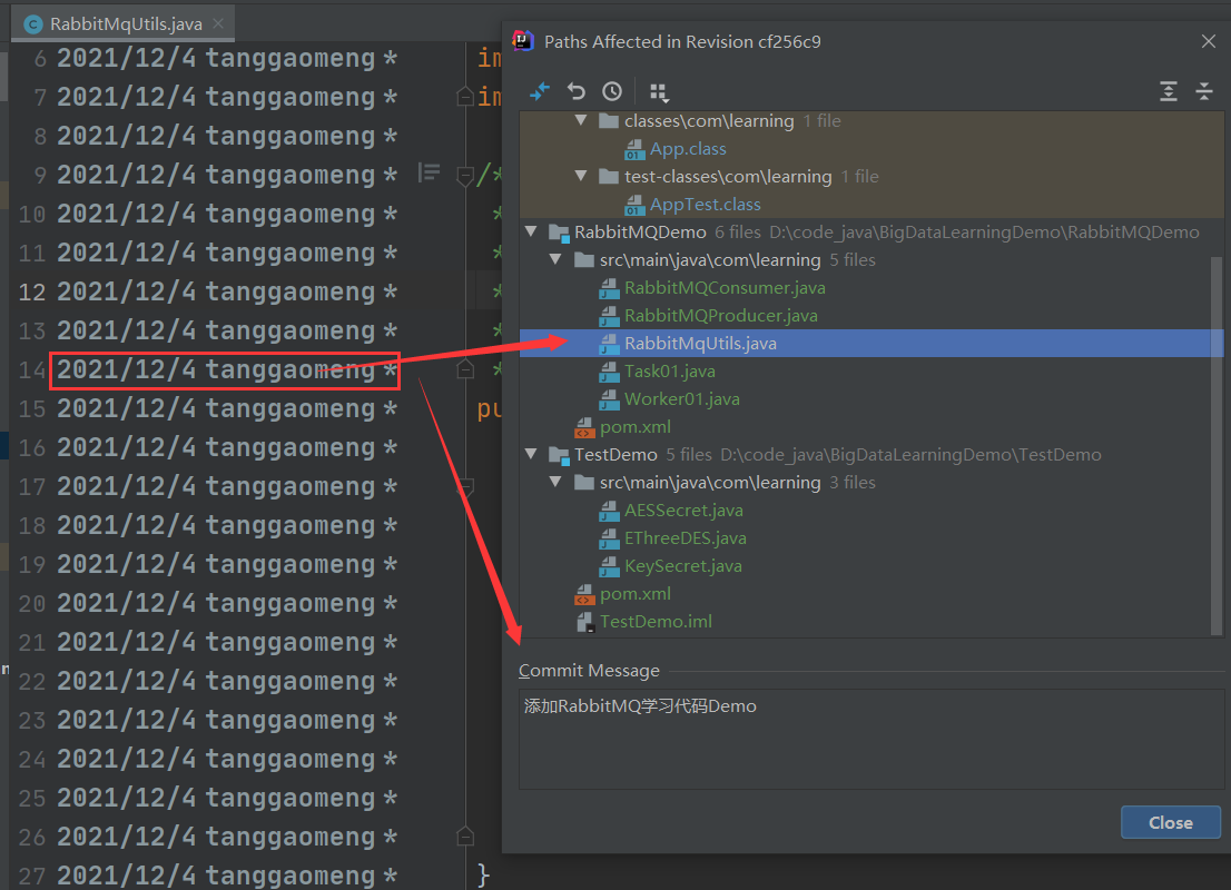 IDEA查看代码提交信息_idea查看代码提交记录-CSDN博客