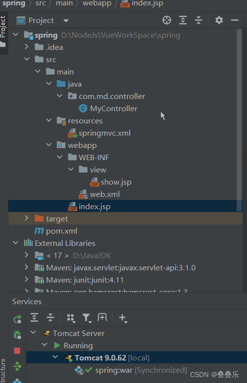 spring第一个简单web项目 springmvc-CSDN博客