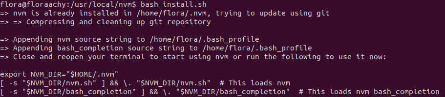 Ubuntu 20.04 安装和使用nvm_command 'wmake' not found, but there are 15 simila-CSDN博客