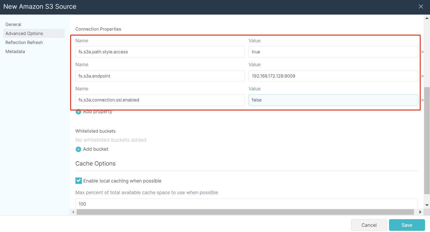 Dremio: 将 Minio 配置为分布式存储_fs.s3a.endpoint-CSDN博客