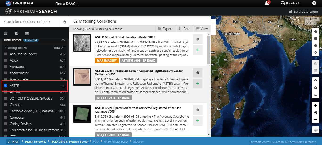 SNAP地形校正（一）（使用本地DEM）NASA Earthdata下载ASTER GDEM数据、Arcmap镶嵌多幅DEM影像-CSDN博客