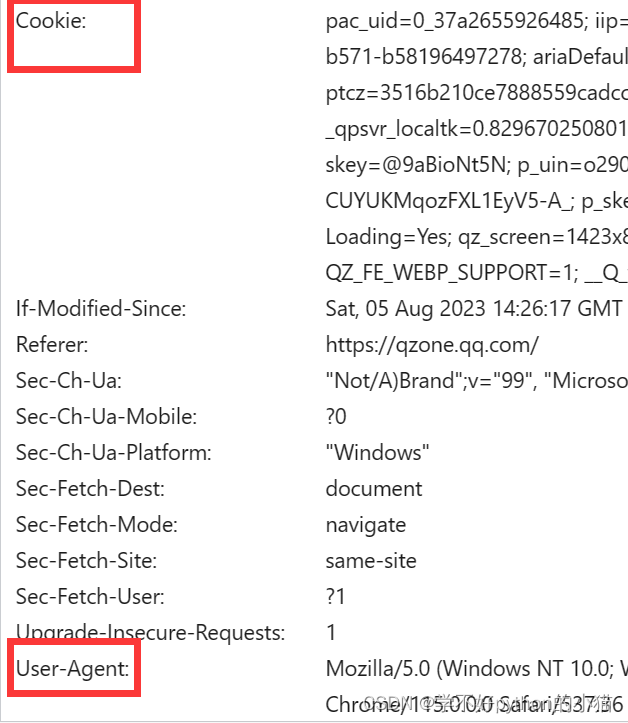 python 爬虫 使用Cookie登录QQ空间_获取qq空间cookie-CSDN博客