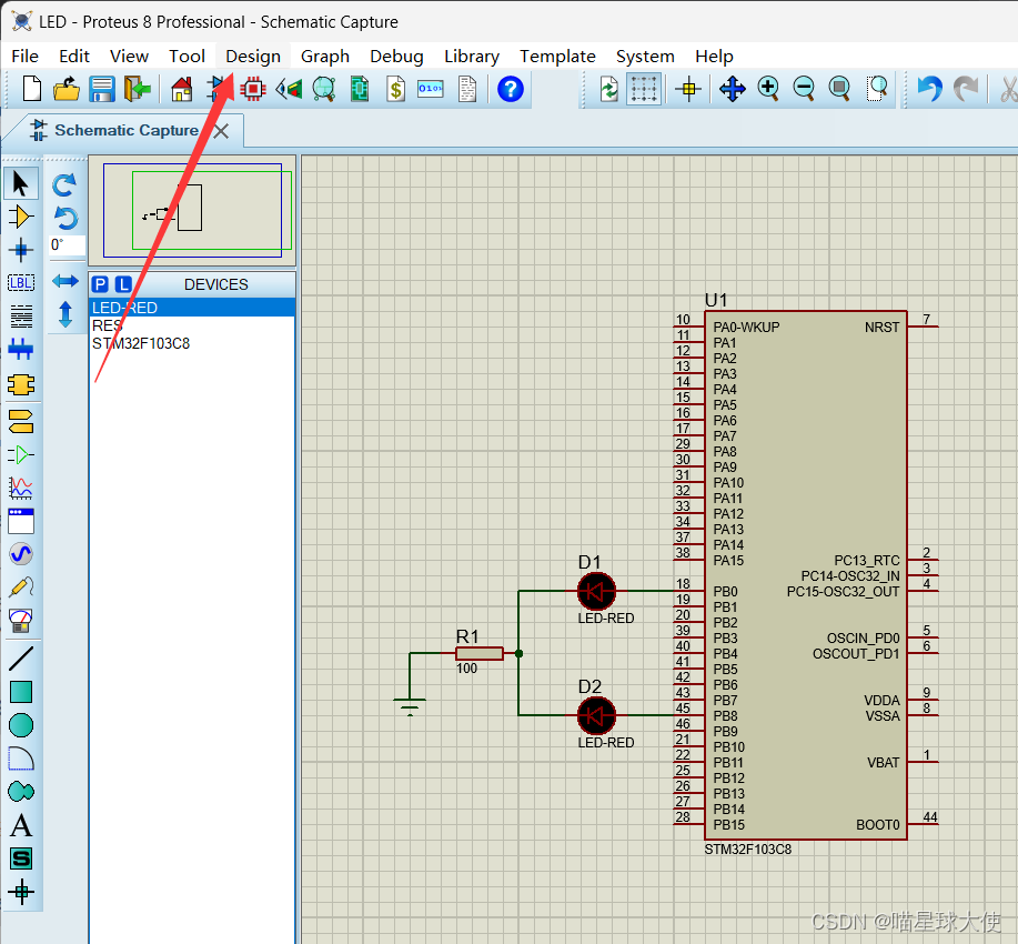Proteus8.15仿真STM32F103C8_proteus仿真stm32f-CSDN博客