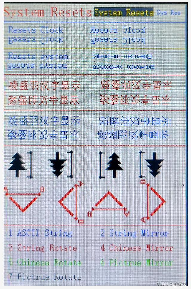 STM32F103xx TFT液晶显示ASCII字符串、中文、图片并且显示带有镜像和旋转功能_stm32f103怎么使用字符串-CSDN博客