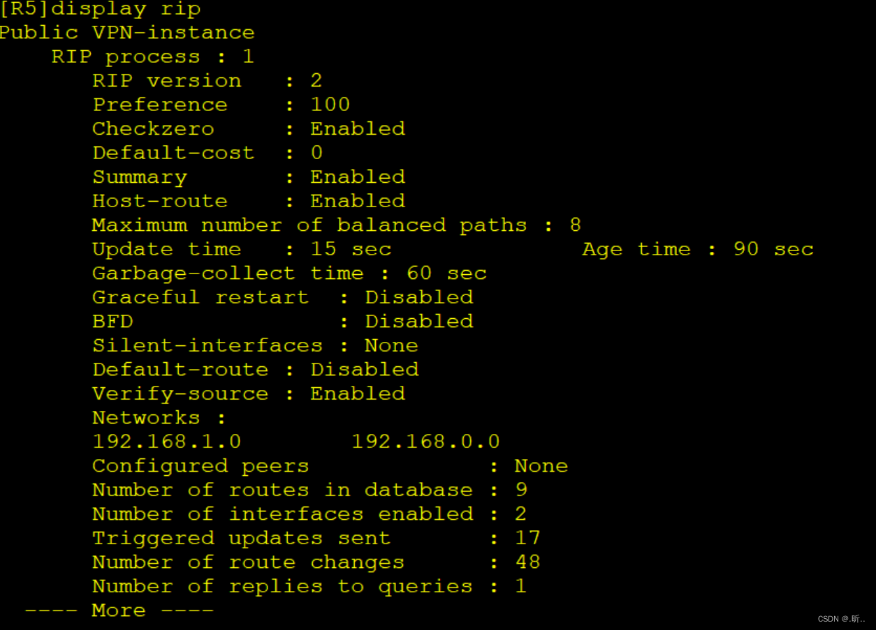 RIP实验-CSDN博客