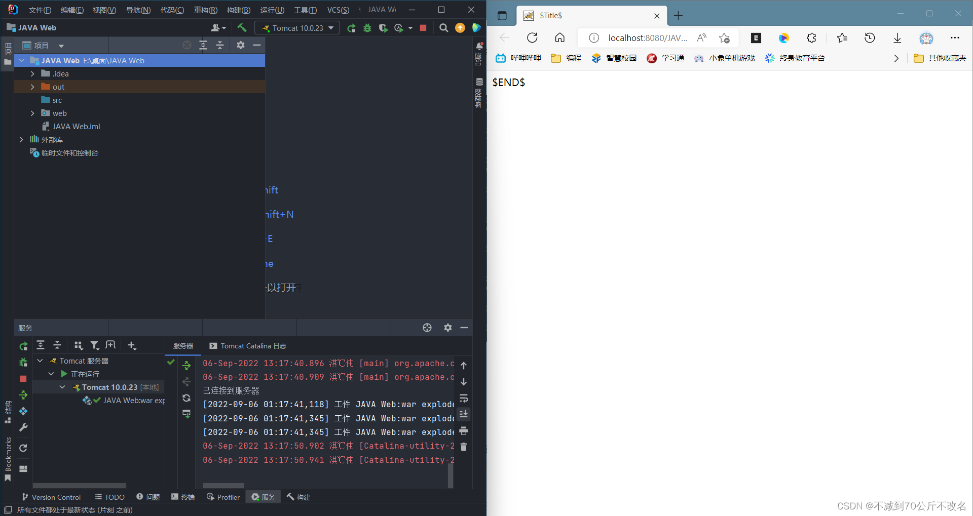 IDEA&Tomcat | 从零构建JAVA Web本地服务器步骤_java idea如何配置服务器-CSDN博客