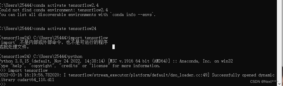 TensorFlow2.4 CPU版安装教程_pip 安装 tensorflow 2.4.0-CSDN博客