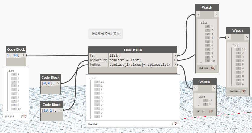 Dynamo使用CodeBlock进行列表元素获取与替换_dynamo list-CSDN博客