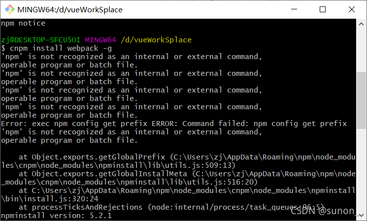 ‘npm‘ Is Not Recognized As An Internal Or External Commandoperable Program Or Batch Filenpm