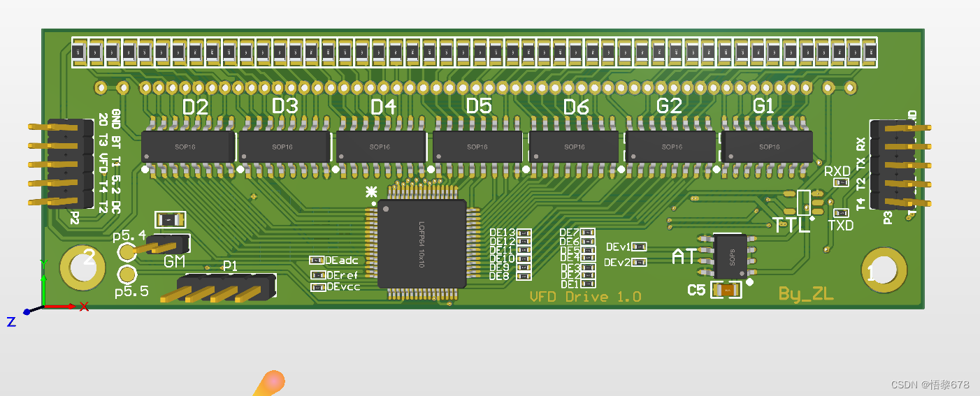 三星13位VFD荧光屏驱动方案（最后附部分驱动代码和硬件设计链接）_vfd屏驱动电路-CSDN博客