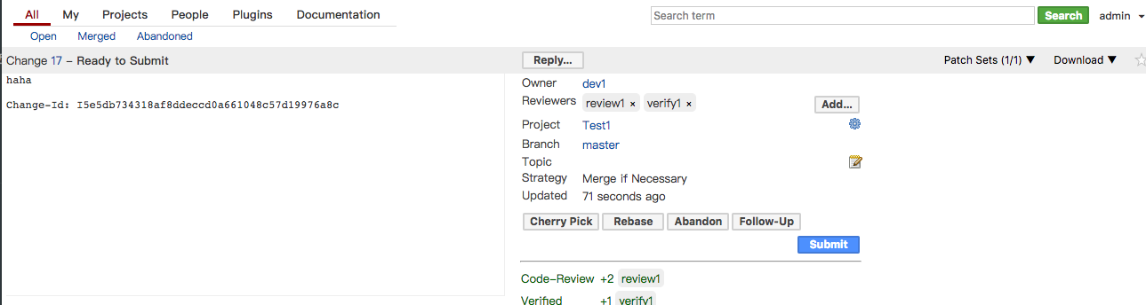 Gerrit 使用手册_gerrit access-CSDN博客