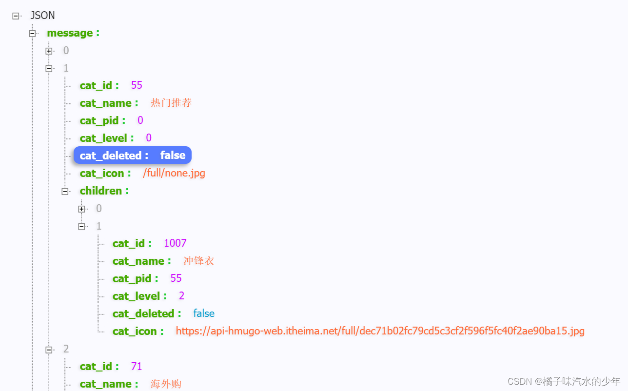 浏览器以树状结构查看json数据联想浏览器json插件 Csdn博客 