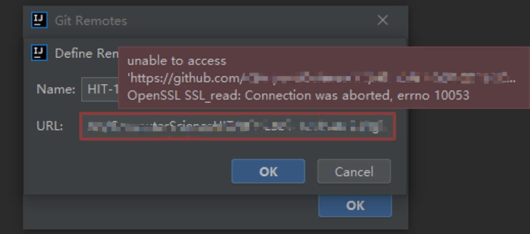 在IDEA中使用Git连接不上Github_idea连不上github-CSDN博客