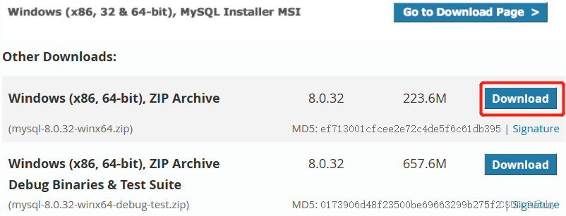MySQL8.0.32的安装及配置_mysql-connector-java-8.0.32-CSDN博客