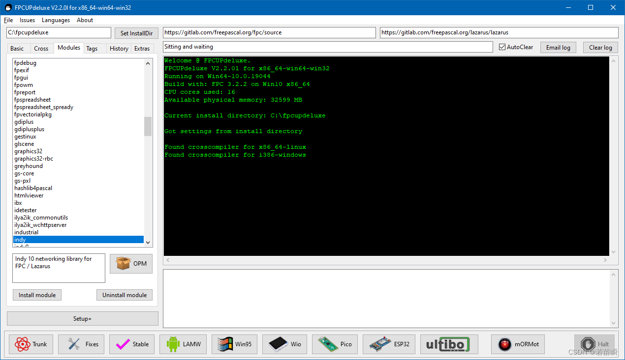 初识Lazarus和Free Pascal Compiler_fpcupdeluxe-CSDN博客
