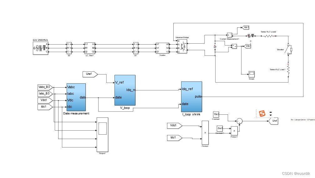 VSC下垂控制策略仿真模型，支持MATLAB2014a及以上版本_构王型下垂控制仿真-CSDN博客
