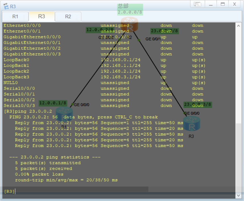eNSP下实施和配置 RIPv2_ensp的ripv2协议的配置方法_也也来噜的博客-CSDN博客
