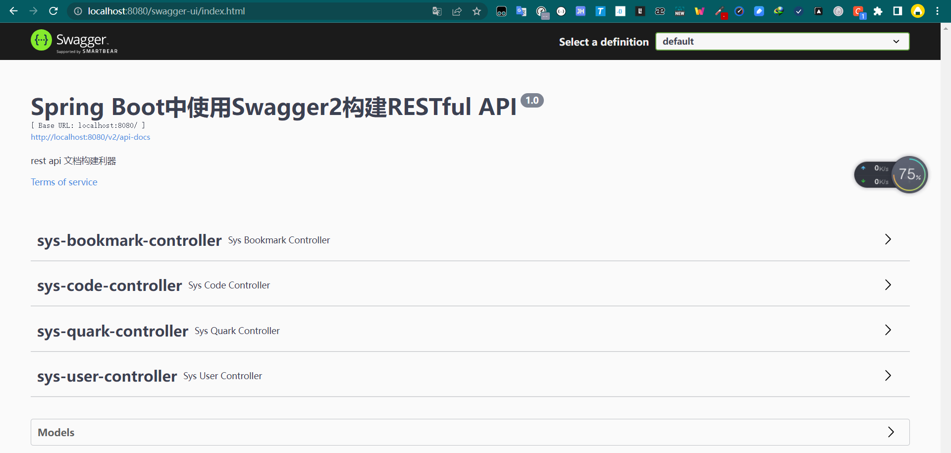 SpringBoot 集成 Swagger2_@enableswagger2webmvc-CSDN博客