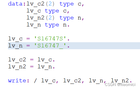 DATA/TYPE/TYPES的区别 数据类型分类 变量命名规则 变量 内表_生成类型变量data-CSDN博客