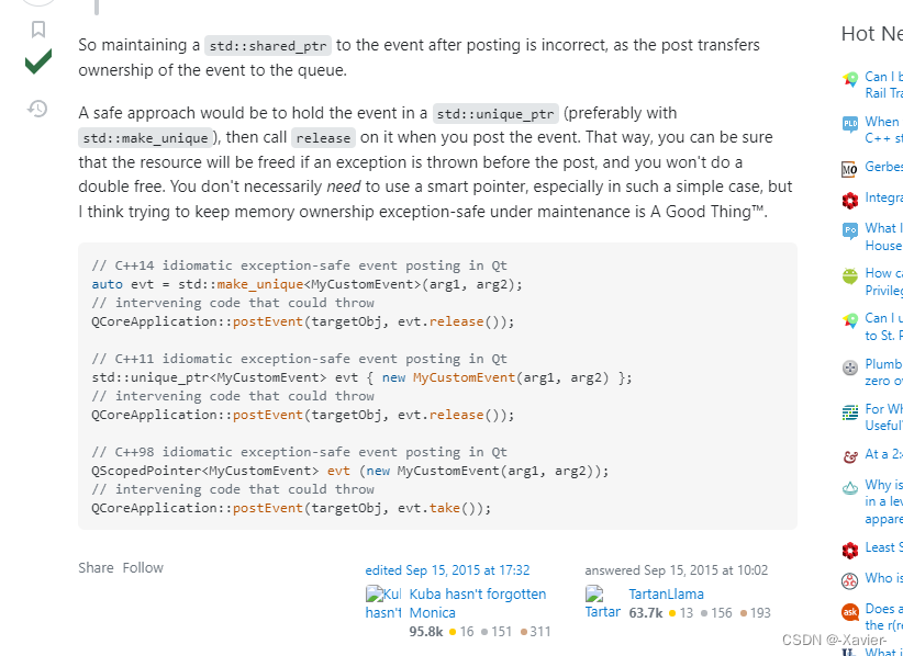 Qt中postevent造成内存泄漏问题的通用解决方案_qapplication sendevent内存-CSDN博客