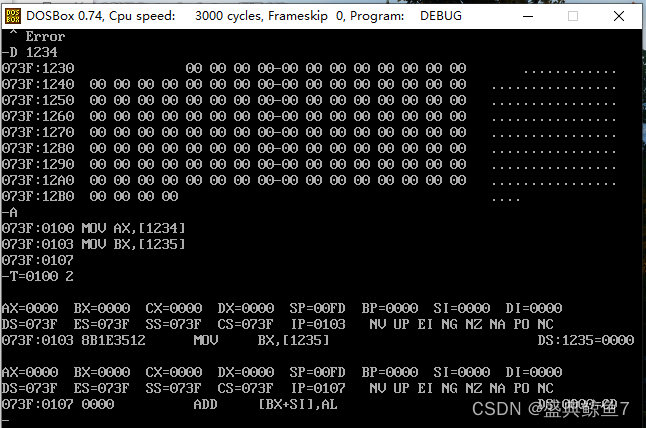DOSBox简单指令_dosbox命令mov-CSDN博客