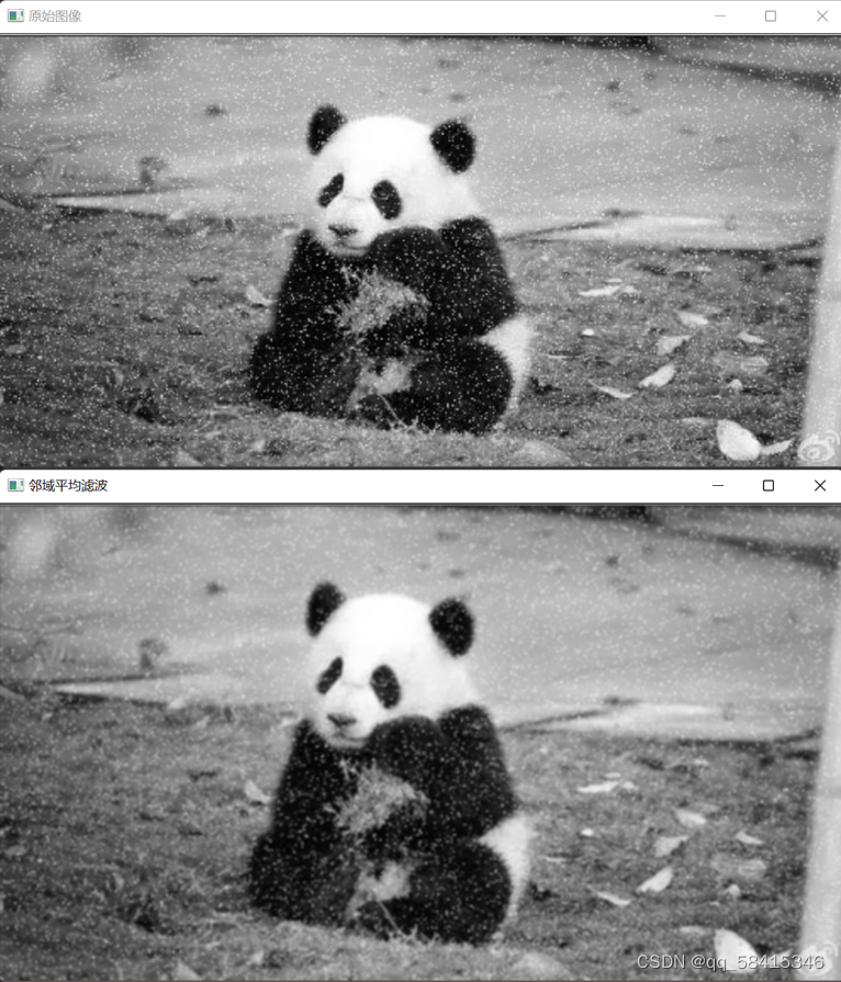C实现图像的领域与中值滤波c图像处理 邻域平均 Csdn博客 