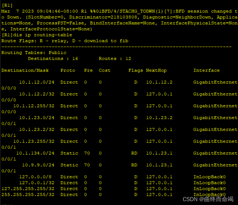 BFD简介和实验配置_bfd配置命令-CSDN博客