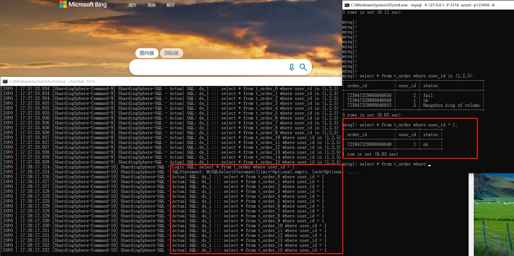windows环境下使用ShardingSphere-Proxy 设置分库分表初体验_wiondow shardingsphere-proxy ...