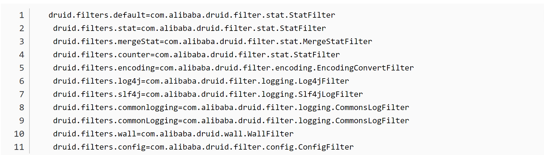 SpringBoot 开启Druid监控统计功能_druid webstatfilter-CSDN博客
