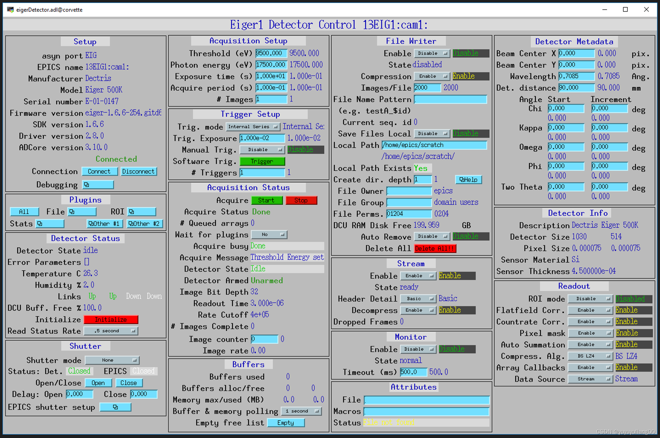 EPICS--areaDetector--ADEiger_eiger 500k 探测面积-CSDN博客