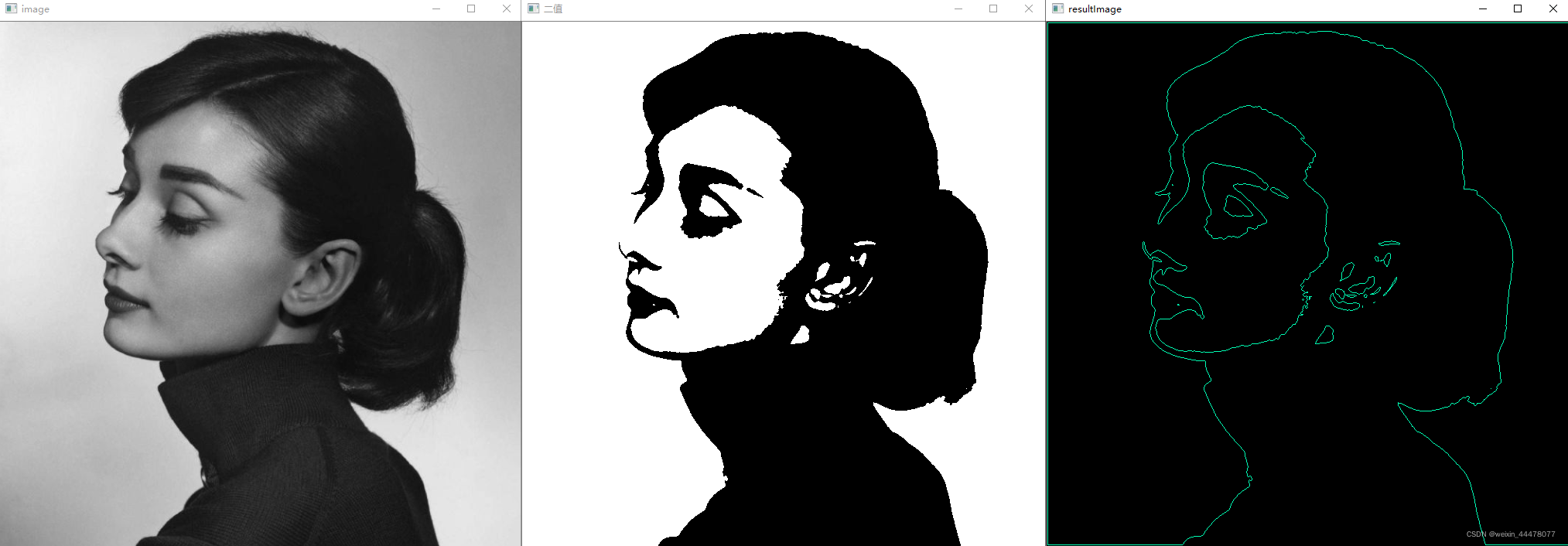 图像轮廓提取算法opencv基于c实现）opencv提取轮廓与抠图 Csdn博客