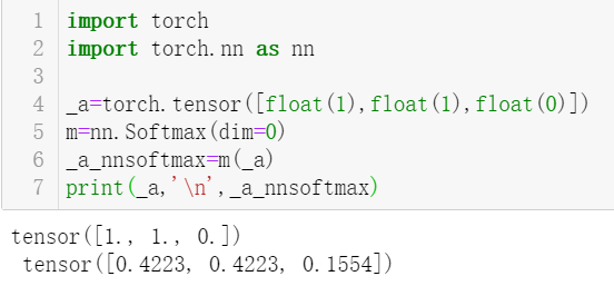 博主用nn.softmax时出错“softmax_lastdim_kernel_impl“ not implemented for ‘Long‘_nn.softmax 数据类型修改成 ...