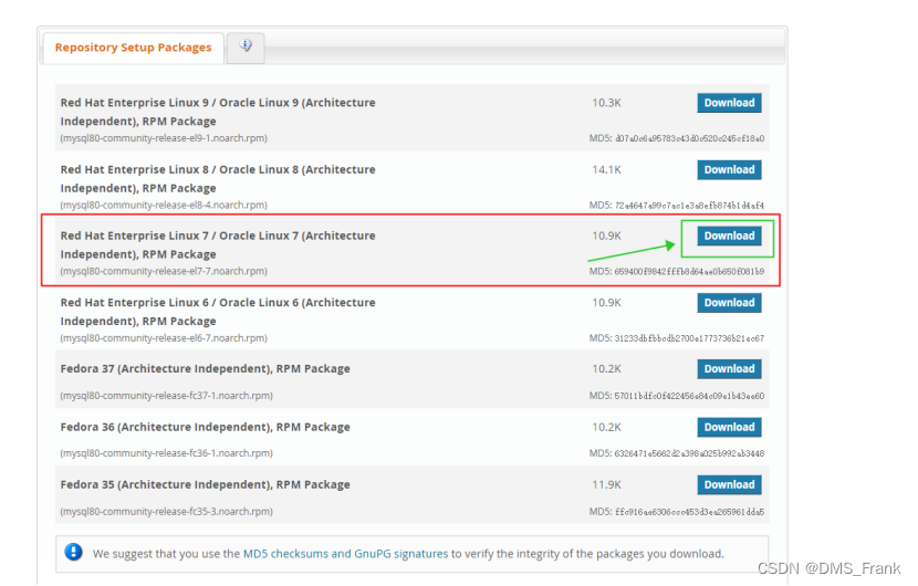 Linux操作系统centos7下安装mysql_centos查看是否安装mysql-CSDN博客