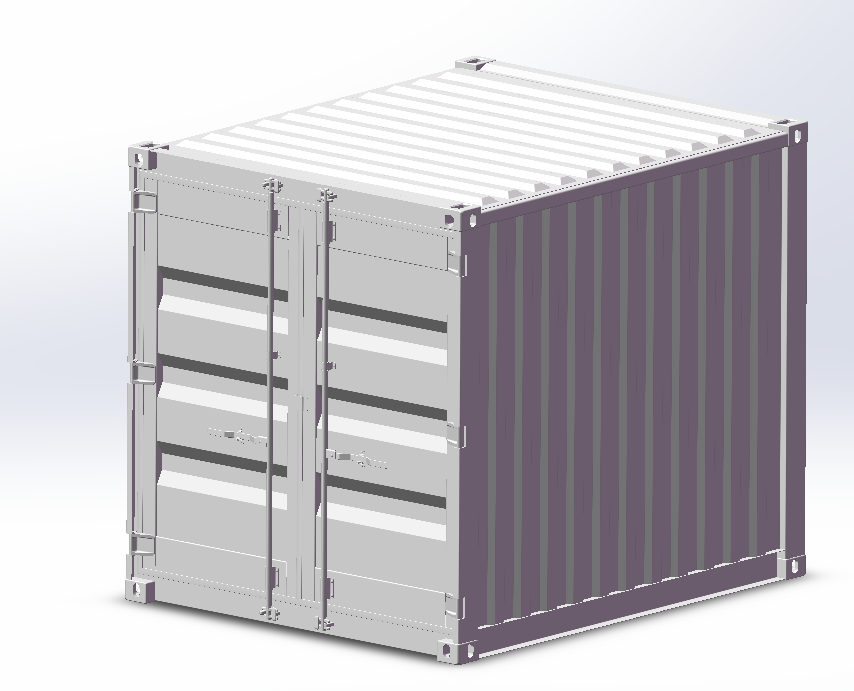 【模型库】8Gp/10GP/20GP/40GP/45GP标准与高柜型号集装箱 三维模型_CAE工作者的博客-CSDN博客