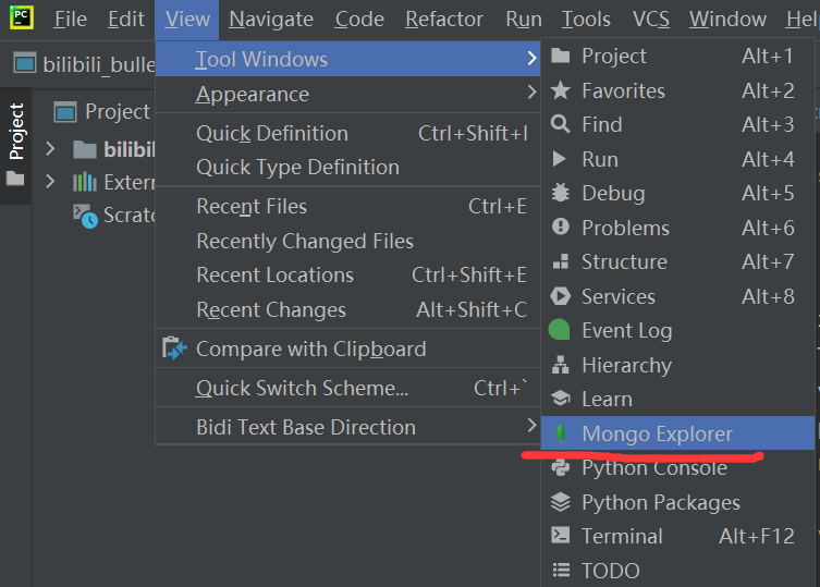 如何在pycharm中配置MongoDB_pycharm连接mongodb数据库-CSDN博客