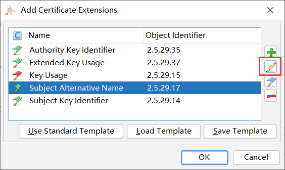 使用 KeyStore Explorer (一个 keytool 的 GUI 工具) 签发带 SAN 的二级证书并导出为 p12 格式在 ...