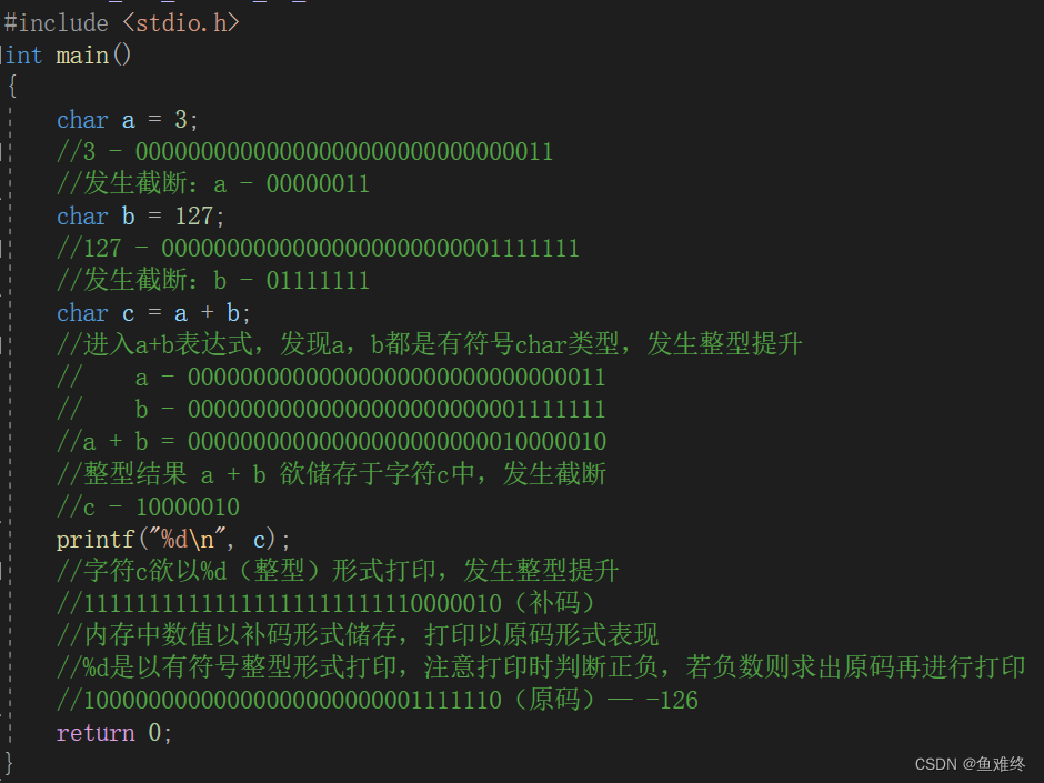 【c语言学习】表达式求值——隐式类型转换 Csdn博客