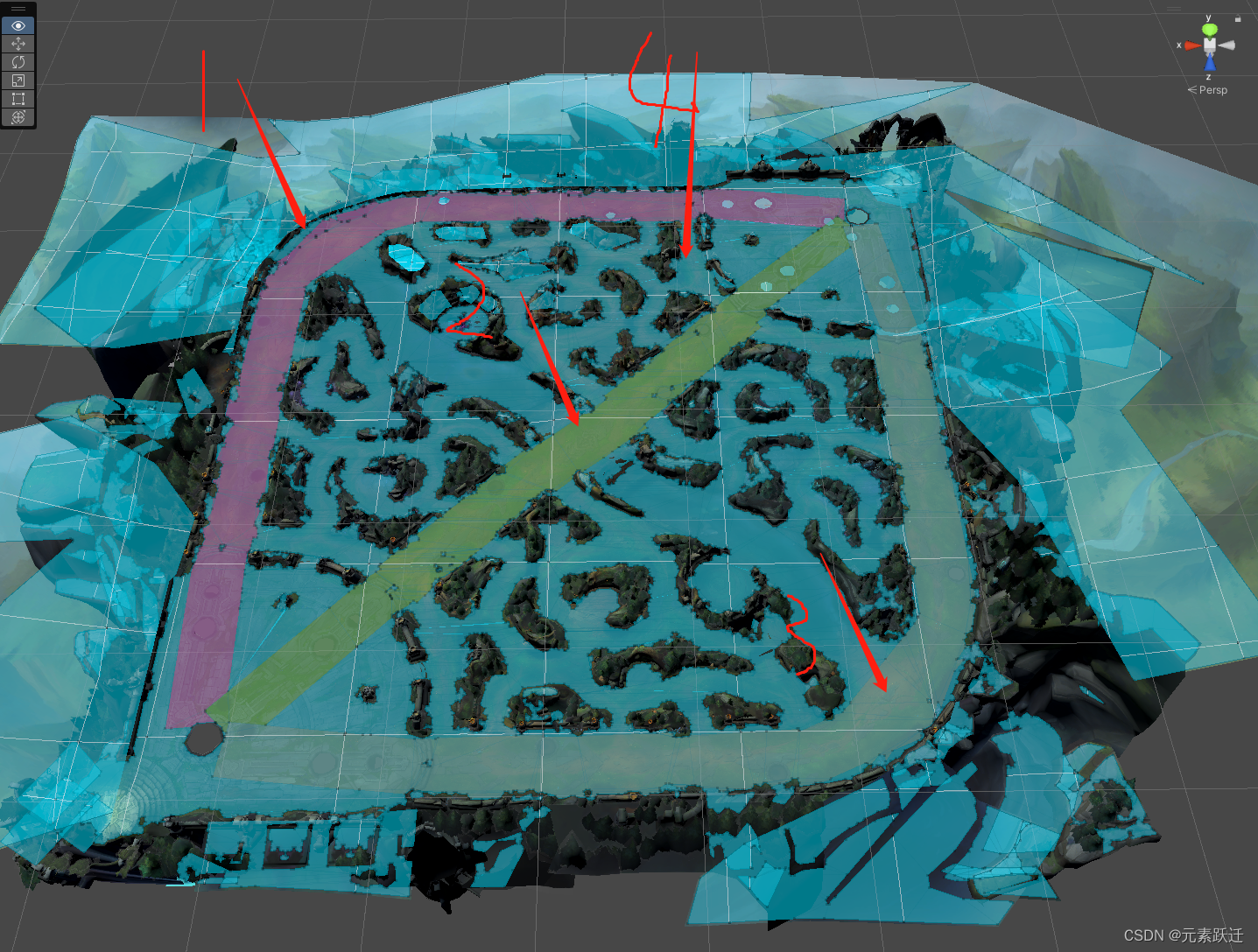 B3：Unity制作Moba类游戏——加载地图系统_unity moba-CSDN博客