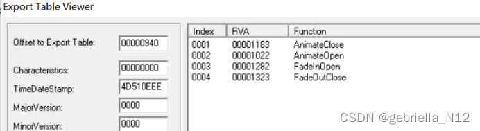 逆向工程实验二_导出表rva怎么求-CSDN博客