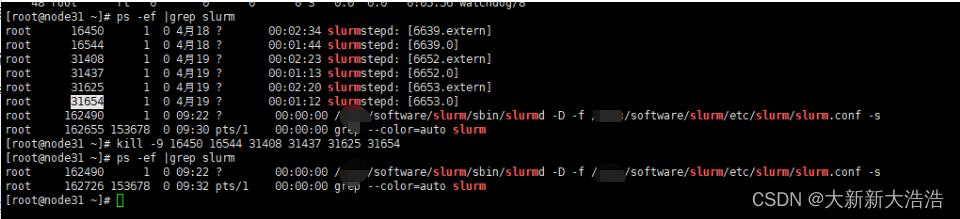 slurm平台Orphan Step导致节点状态变为down_slurm down-CSDN博客