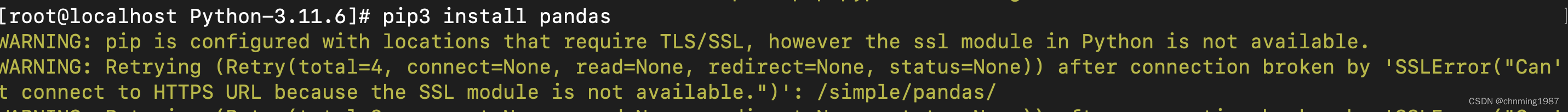 记一次python3 Ssl模块源码安装失败及修复过程python无法识别源码openssl Csdn博客