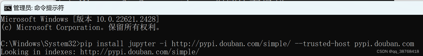 win11使用CMD安装jupyter notebook_win11安装jupyter-CSDN博客