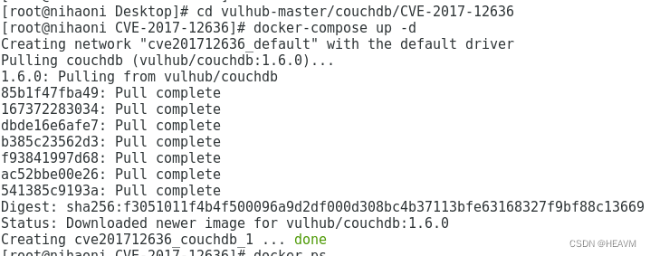 Couchdb 任意命令执行漏洞（CVE-2017-12636）复现_cve-2017-12636复现-CSDN博客