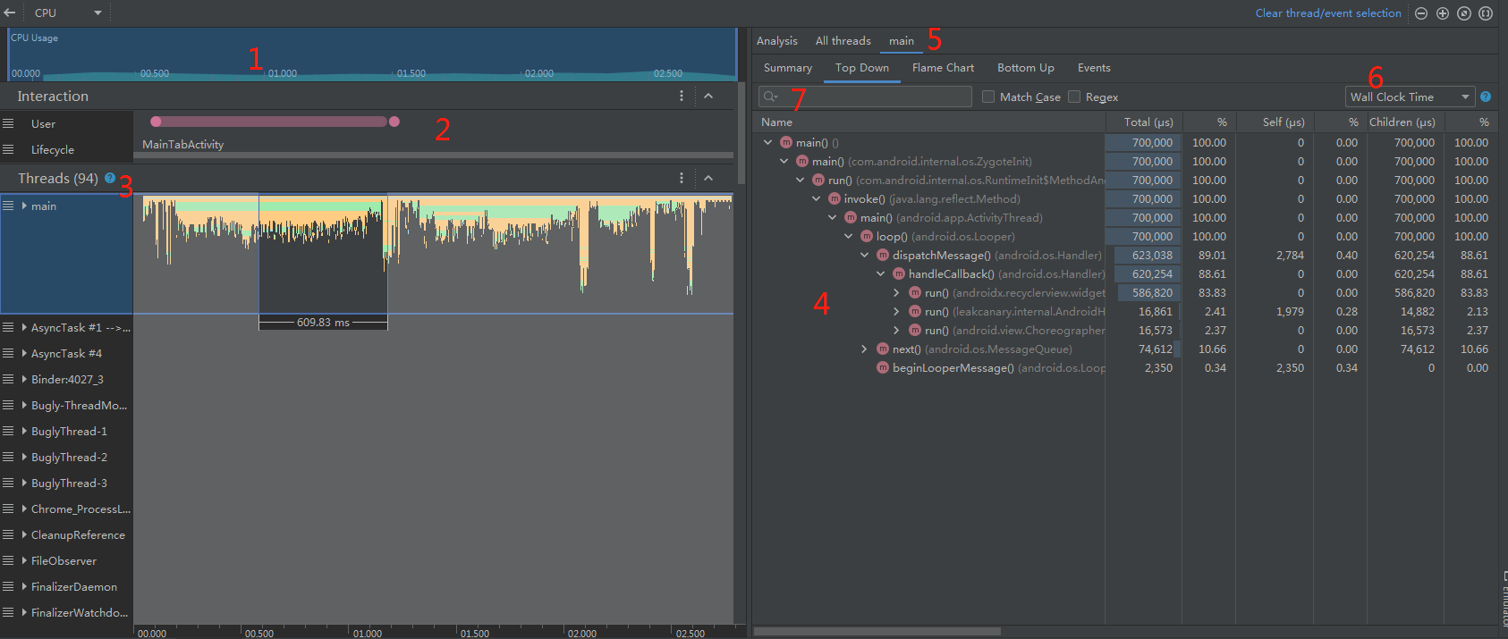 Android Studio Profiler CPU检测卡顿_callstack sample-CSDN博客