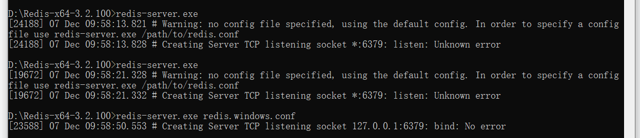 redis安装后启动报redis-server.exe redis.windows.conf-CSDN博客