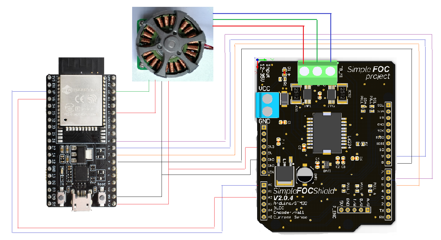 SimpleFOC之ESP32（四）—— 电流闭环控制Inline_simple foc 电流环-CSDN博客