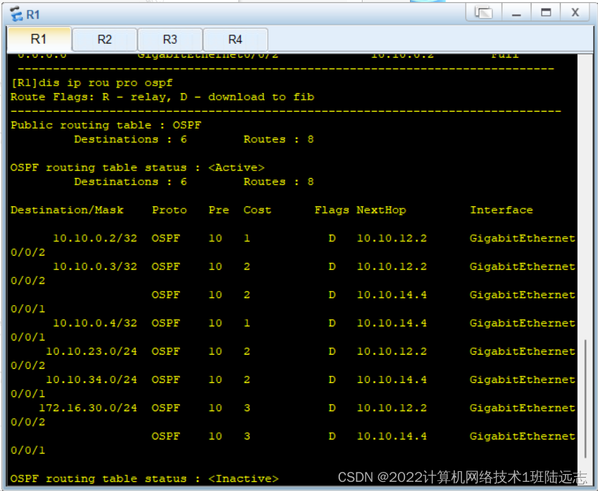 eNSP-OSPF路由协议_ensp ospf-CSDN博客