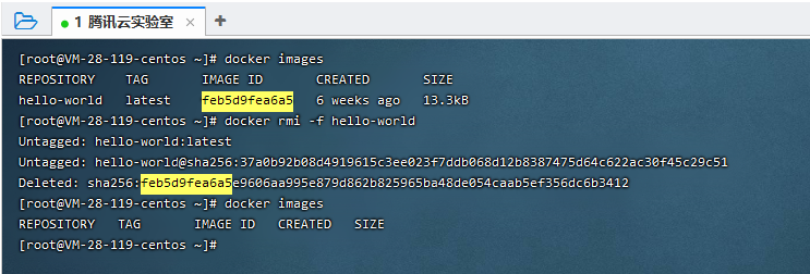 Docker Container Mirror Deletion Does Not Fall A Solution Programmer Sought