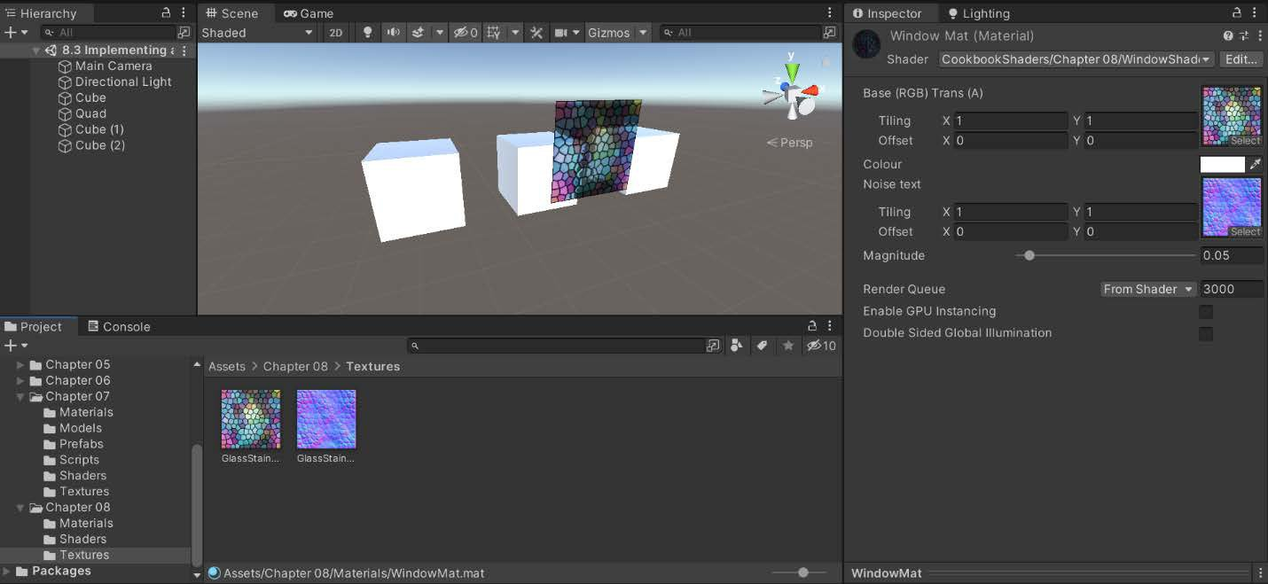 Shader Shader Cookbook 片段着色器和grab通道 6 Shaderrecipecookbook Csdn博客